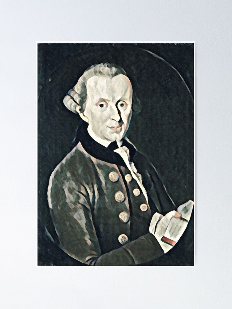 "Immanuel Kant Artwork " Poster for Sale by Suyogsonar25 | Redbubble