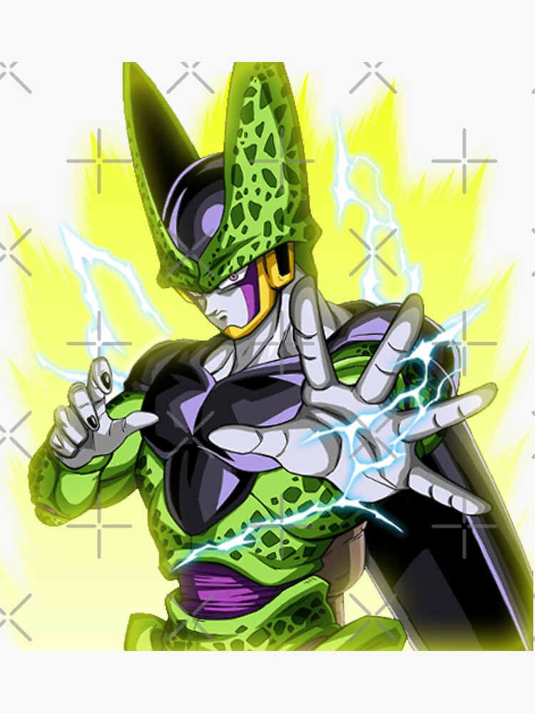 "Train Insaiyan Super Perfect Cell DB/DBZ/DBGT/DBS " Sticker for Sale ...