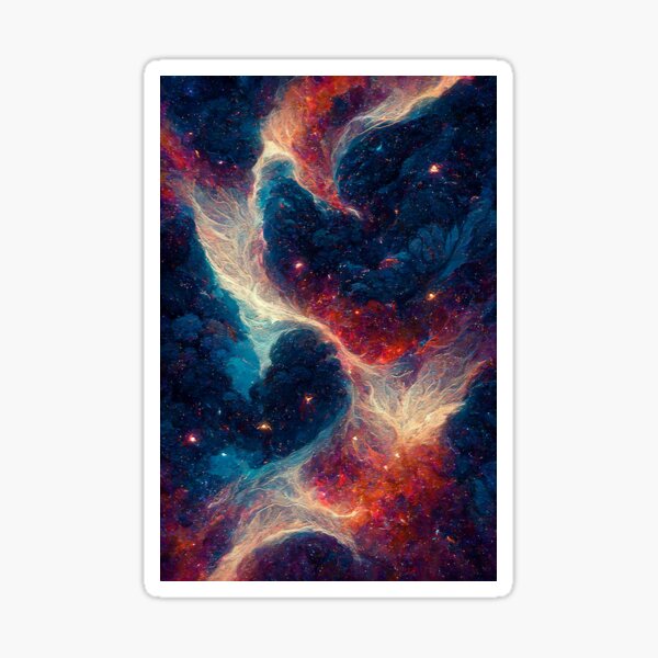 "Nebula" Sticker for Sale by HmmmWoah | Redbubble