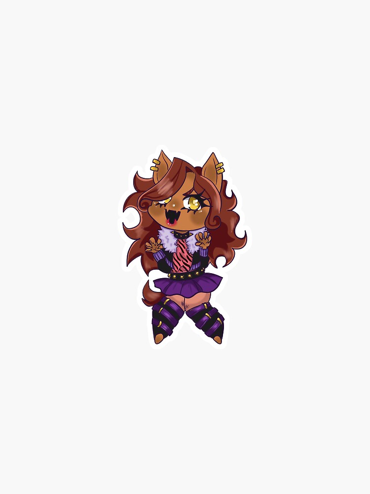 "Clawdeen Wolf Monster High Sticker" Sticker for Sale by ...