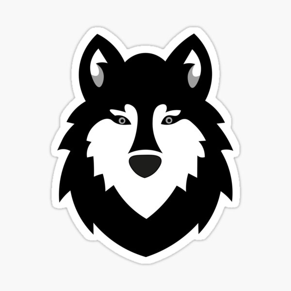 "The Black Wolf ( Wolves )" Sticker for Sale by atdesigns93 | Redbubble