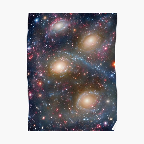 "Space Galaxy" Poster for Sale by AlexandrAIart | Redbubble