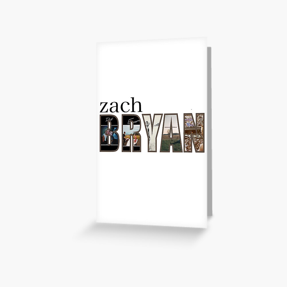 "zach bryan album art" Greeting Card for Sale by seeb16 | Redbubble