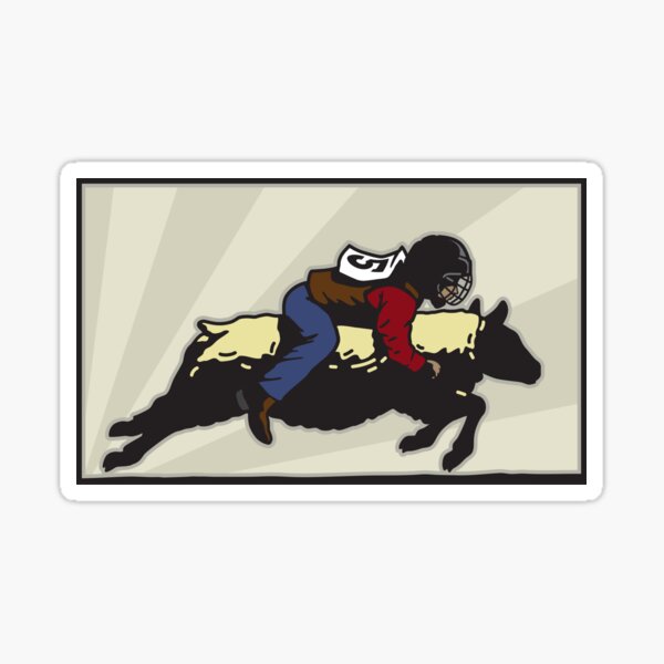 "Mutton Bustin" Sticker for Sale by shanesabin | Redbubble