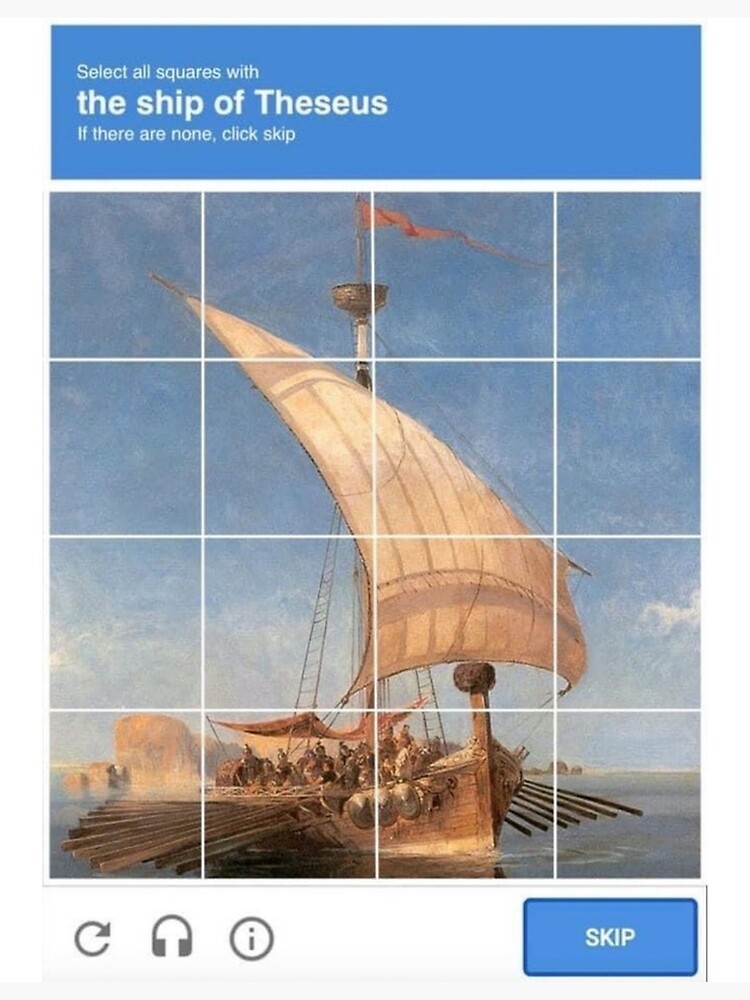 "The ship of theseus" Art Print for Sale by DargonGx | Redbubble