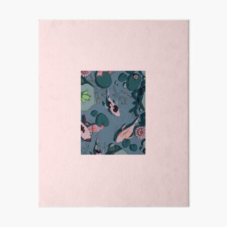 "Anime koi fish pond light aesthetic japanese lofi background scenery ...