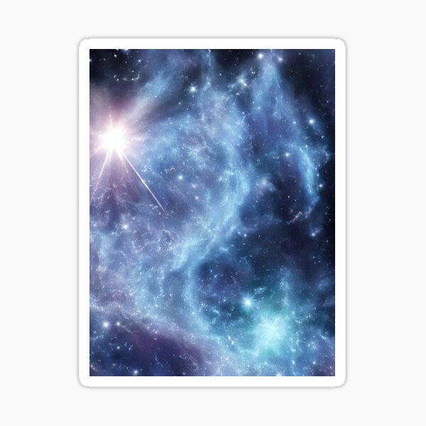 "Space Galaxy" Sticker for Sale by AlexandrAIart | Redbubble
