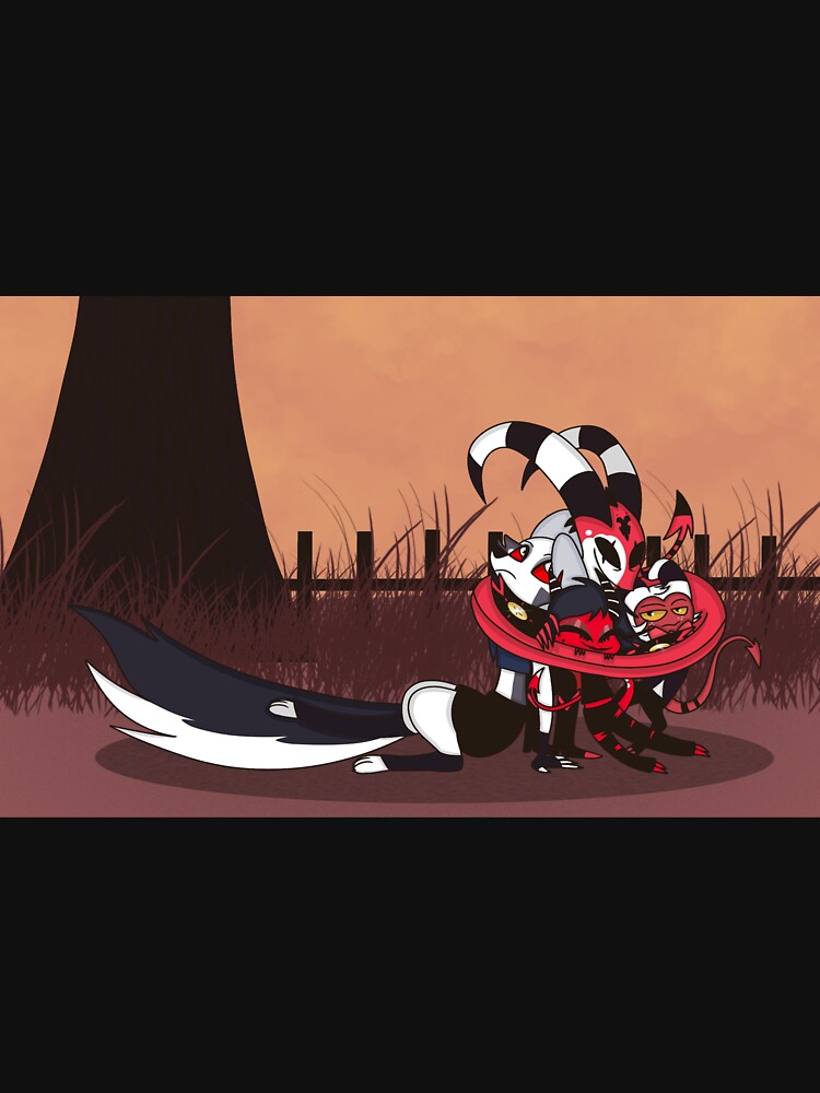 "Helluva Boss (I.M.P Hug)" T-shirt for Sale by EmilyNevla | Redbubble | helluva boss blitzo ...