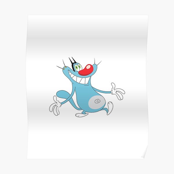 "oggy" Poster for Sale by frid-hari | Redbubble