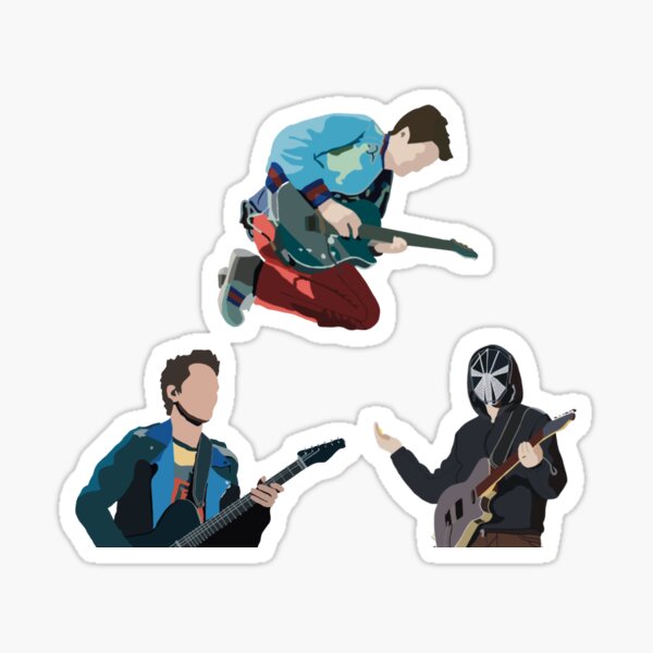 "Matt Bellamy Muse sticker set" Sticker for Sale by shirabarnir | Redbubble