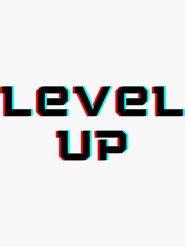 "Level Up Birthday Gift" Sticker for Sale by GamersLands | Redbubble