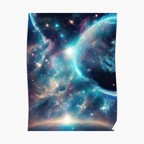 "Space Galaxy" Poster for Sale by AlexandrAIart | Redbubble