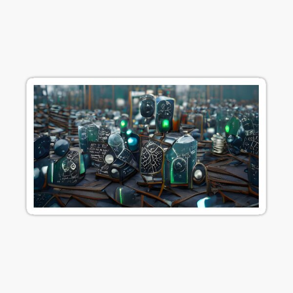 "Future Science" Sticker for Sale by A-I-Generation | Redbubble