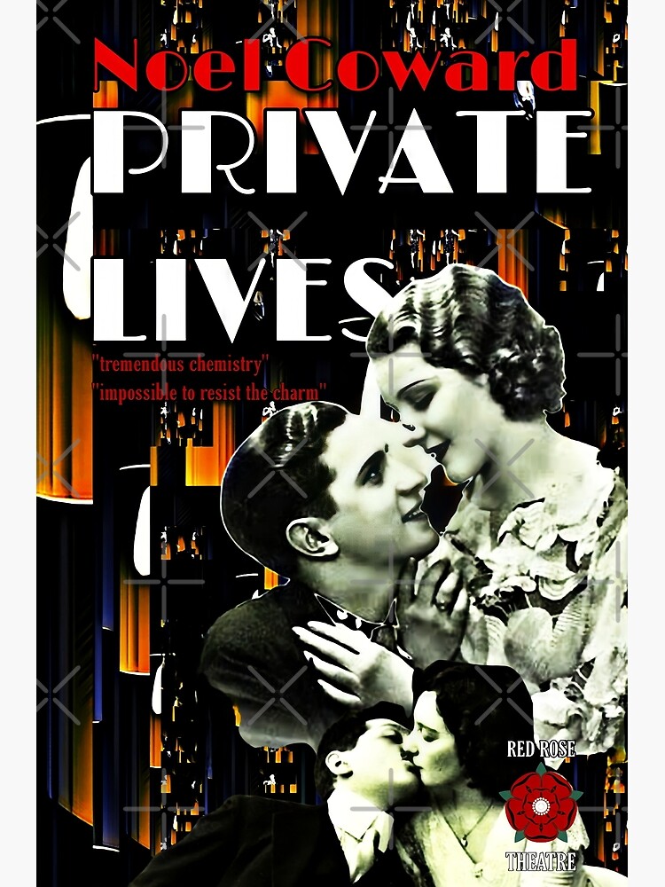 "THEATRE POSTER: PRIVATE LIVES: NOEL COWARD" Poster for Sale by ...