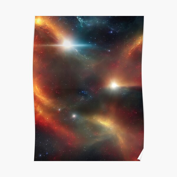 "Space Galaxy" Poster for Sale by AlexandrAIart | Redbubble