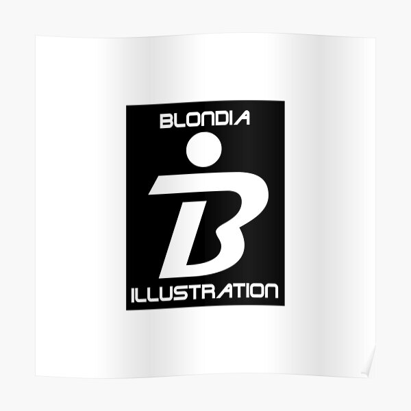 Póster «El logo de mi propia marca Blondia Illstration para los fans ...