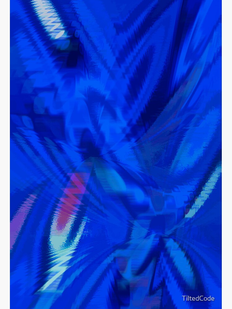 "Blue Confusion" Sticker for Sale by TiltedCode | Redbubble