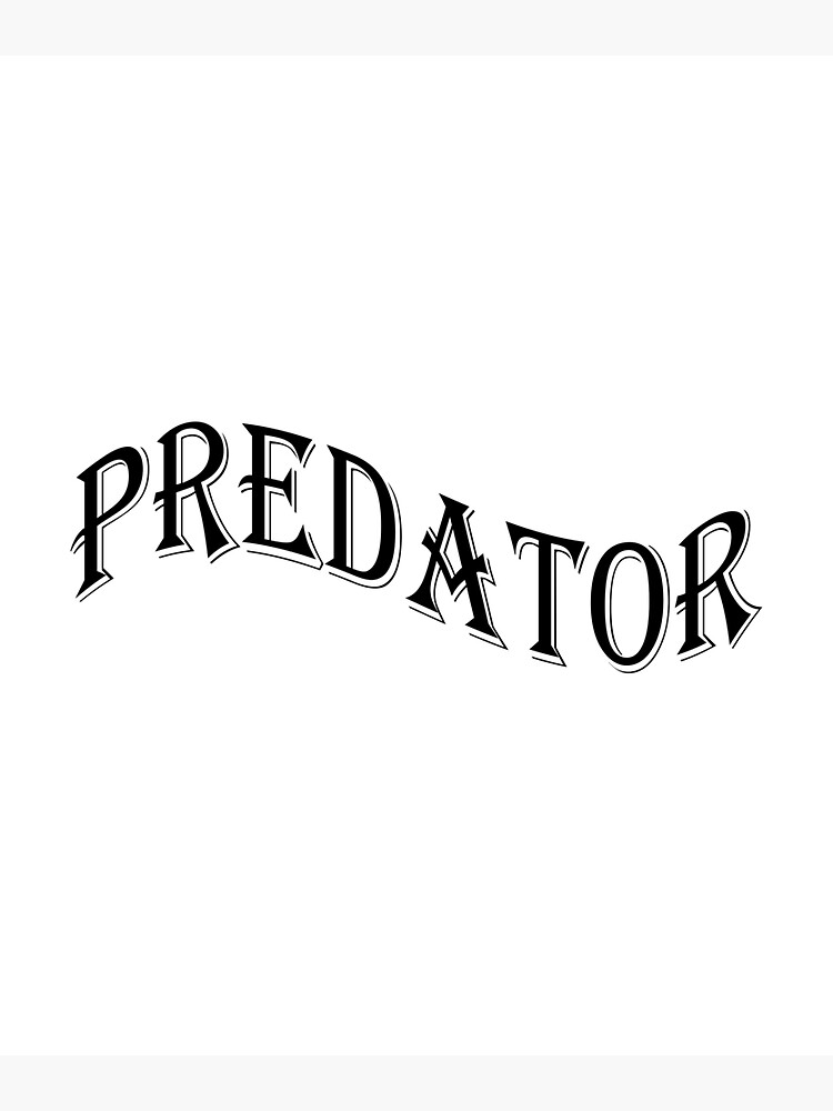 "predator" Sticker for Sale by myoli-store | Redbubble