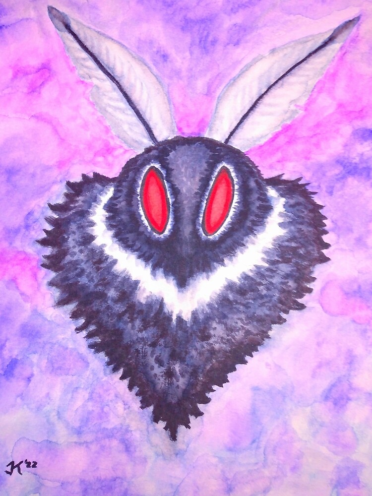 "The Mothman - Original" Poster for Sale by BlackMagickArt | Redbubble