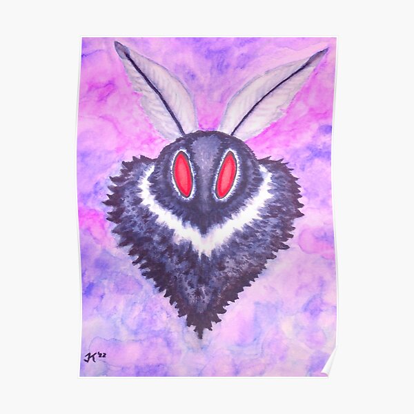 "The Mothman - Original" Poster for Sale by BlackMagickArt | Redbubble