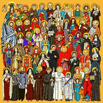 "Saints, All saints, Catholic Saints" Art Board Print for Sale by ADMG ...