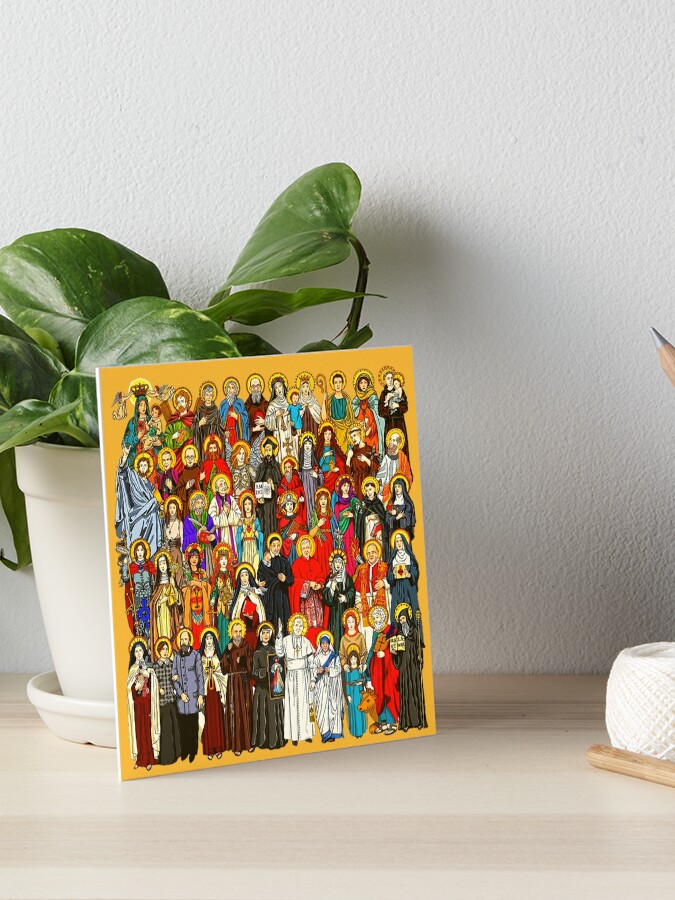 "Saints, All saints, Catholic Saints" Art Board Print for Sale by ADMG ...