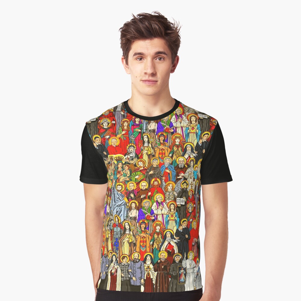 "Saints, All saints, Catholic Saints" Sticker for Sale by ADMG | Redbubble