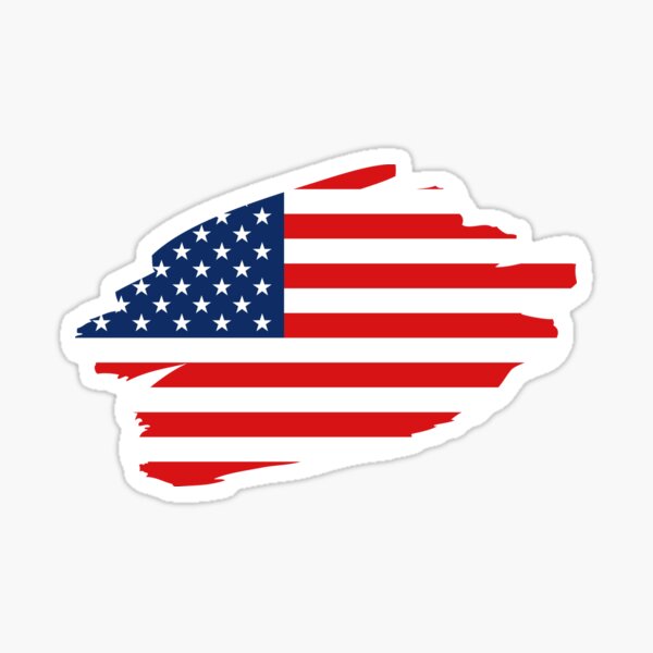 "United States flag - The United States of America - U S A" Sticker for ...