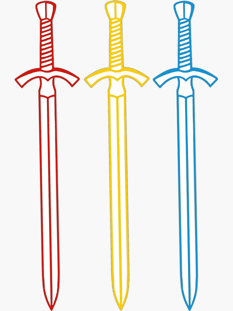 "Pep Swords" Sticker for Sale by gjk1998 | Redbubble