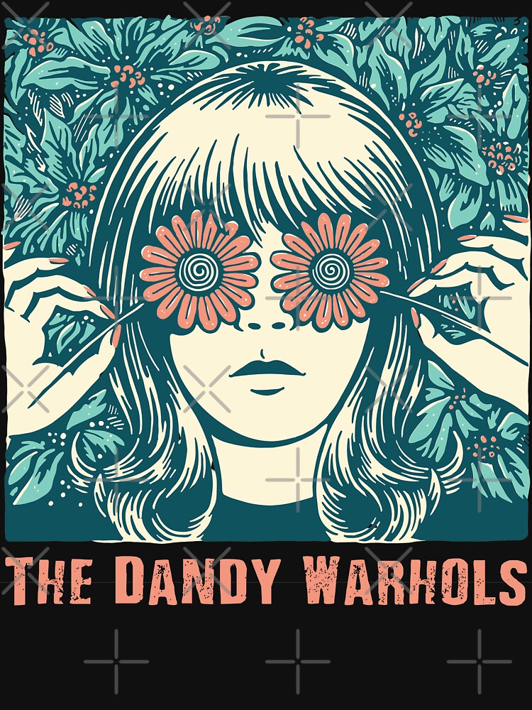 "The Dandy Warhols - flower girl poster, original illustration for the ...