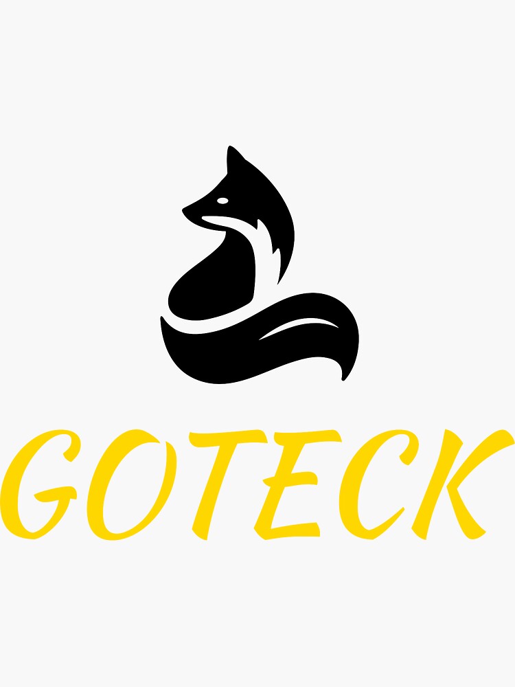 "Goteck logo" Sticker for Sale by T-Coolness | Redbubble