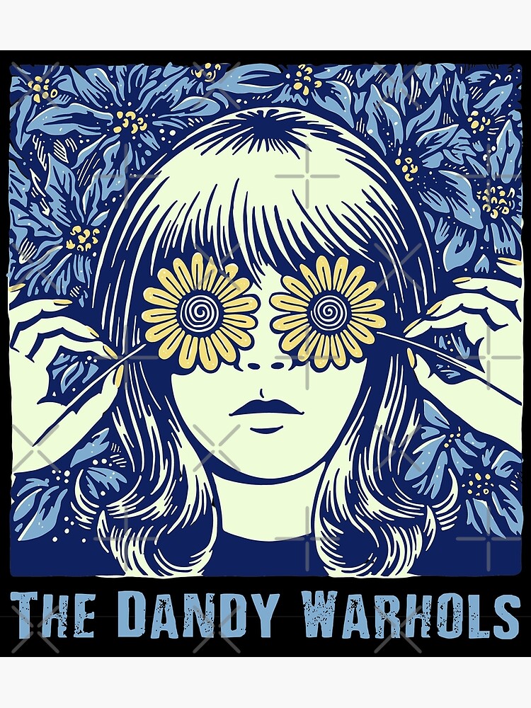 Lámina fotográfica «The Dandy Warhols - póster de niña de las flores ...
