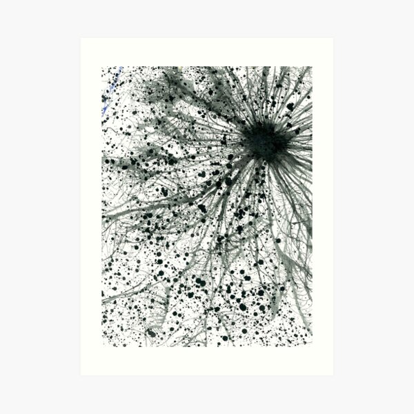 "Nucleus Of Souls #204 Grayscale Monotone Hand-painted Original ...