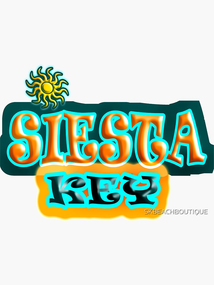 "Siesta Key" Sticker for Sale by SKBEACHBOUTIQUE | Redbubble