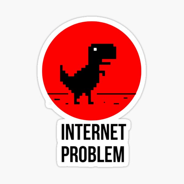 "no internet" Sticker for Sale by artwork1306 | Redbubble