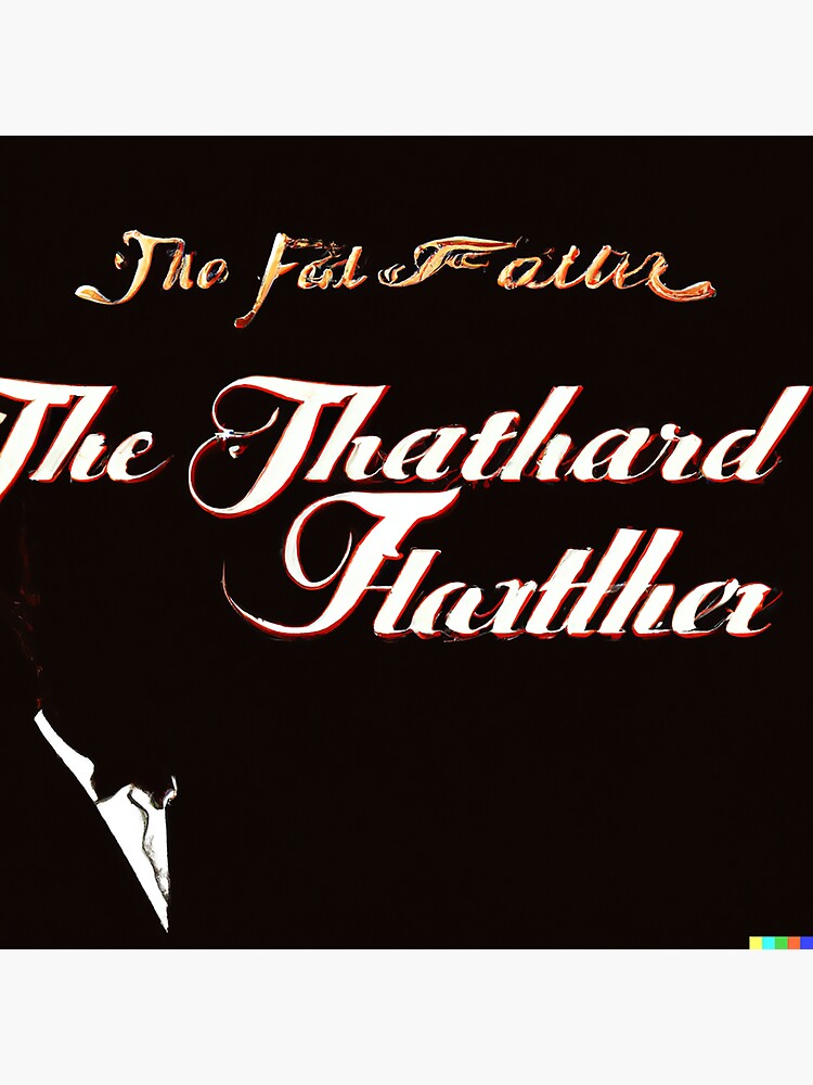 "The Godfather movie poster" Sticker for Sale by moviesarentreal ...