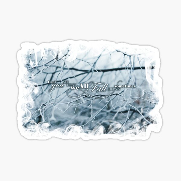 "We all Fall Down" Sticker for Sale by pageavu | Redbubble