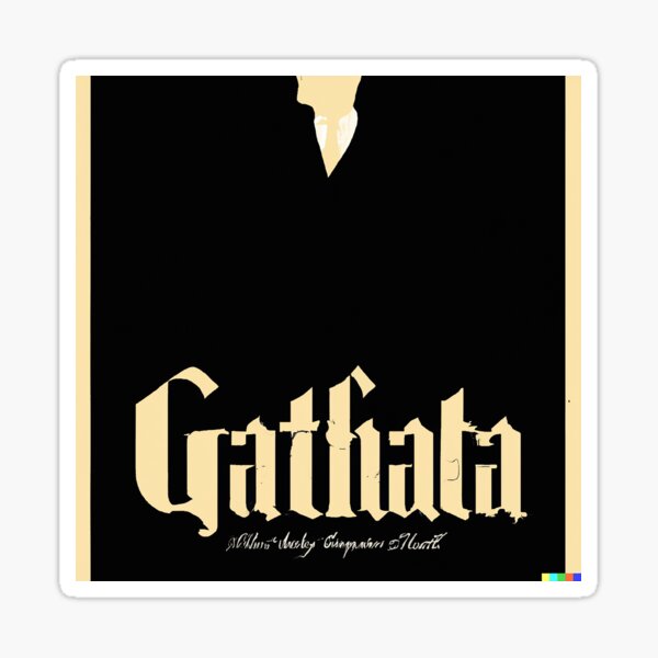 "The Godfather movie poster" Sticker for Sale by moviesarentreal ...