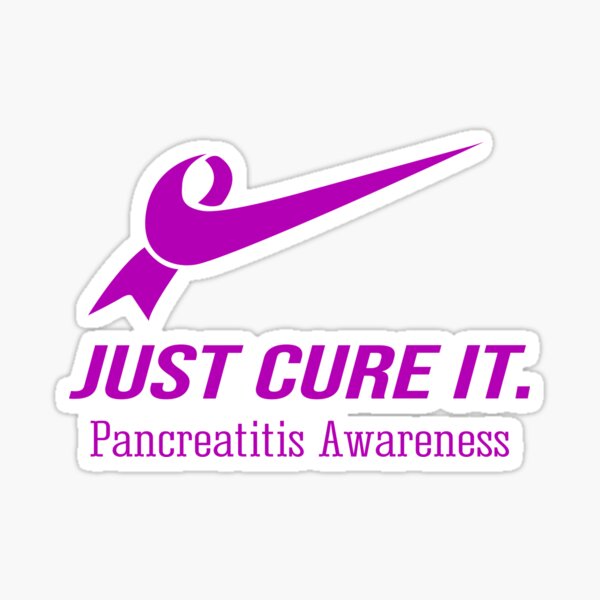 "Just Cure It Pancreatitis Awareness" Sticker for Sale by Scttletitia ...