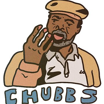 "Chubbs" Sticker for Sale by MattisMatt83 | Redbubble