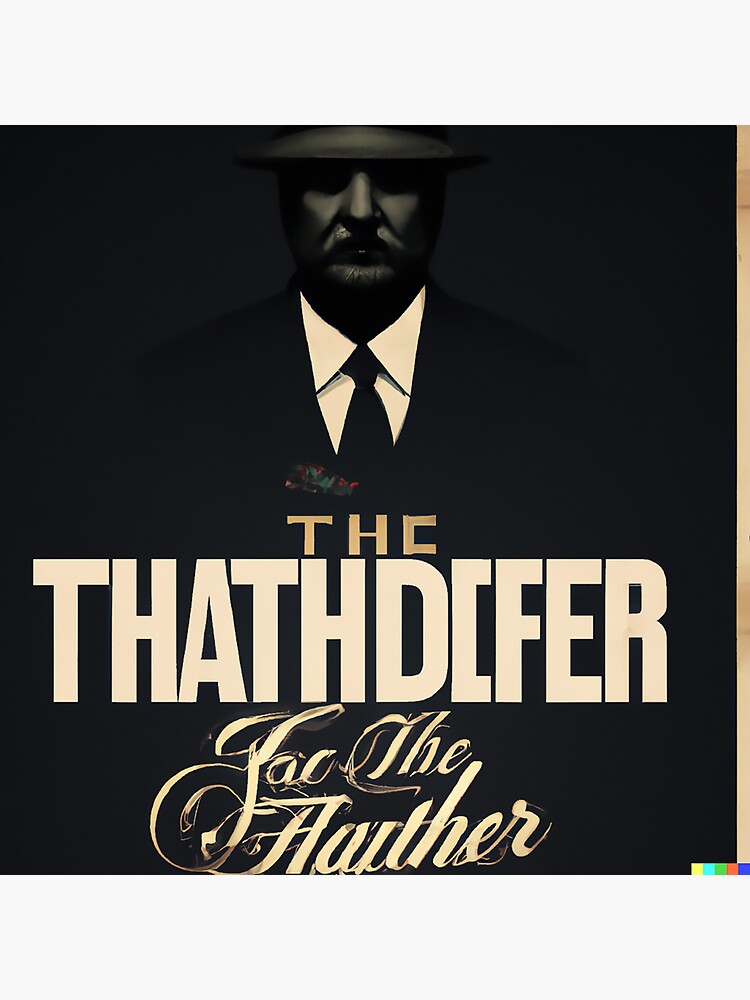 "The Godfather movie poster" Sticker for Sale by moviesarentreal ...