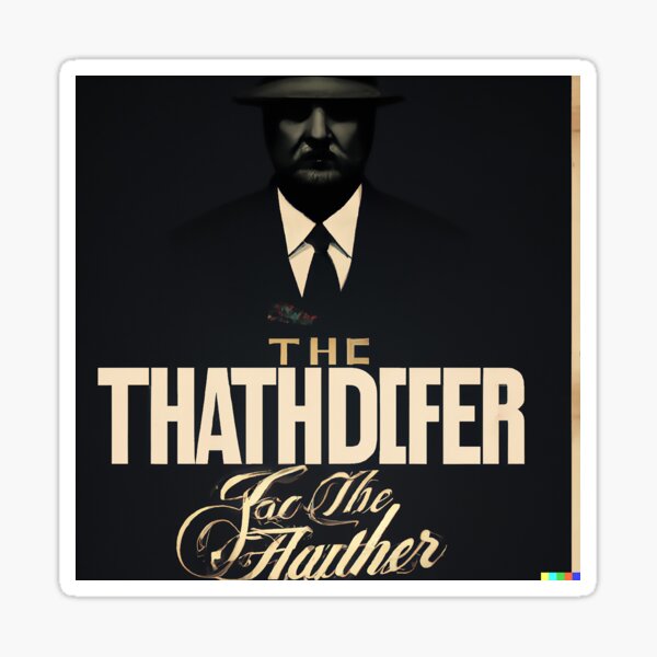 "The Godfather movie poster" Sticker for Sale by moviesarentreal ...