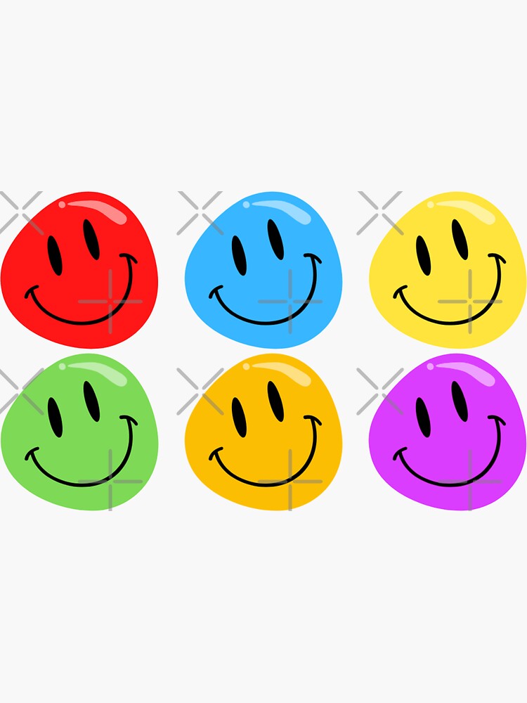 "Smileys" Sticker for Sale by artwork1306 | Redbubble