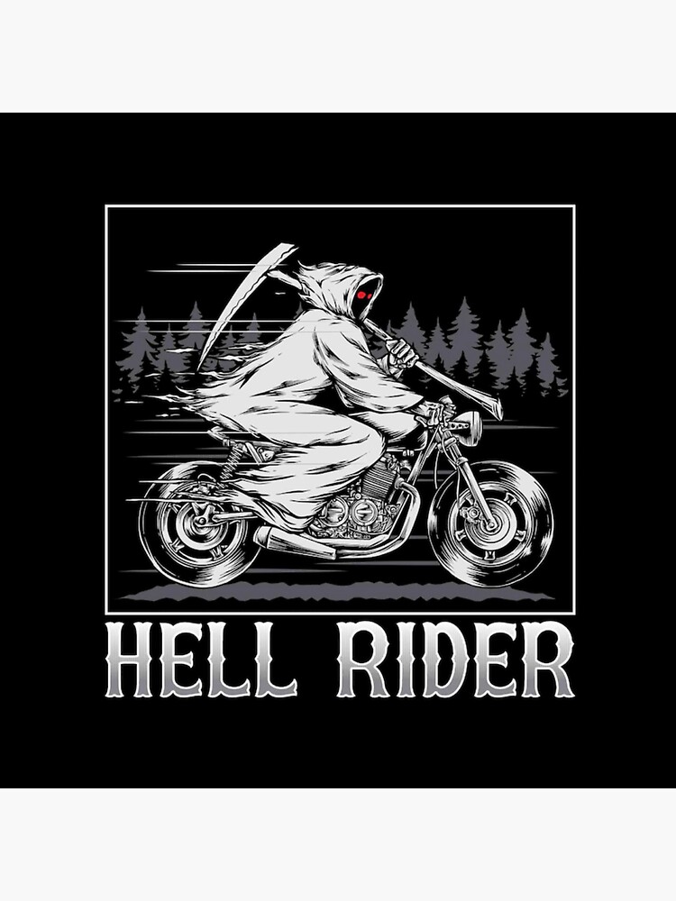 "Hell Rider" Sticker for Sale by MonsterDezigns | Redbubble