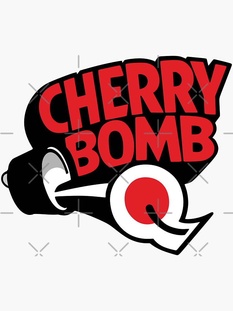 "Cherry Bomb Exhaust 2" Sticker for Sale by ItsMeRuva | Redbubble