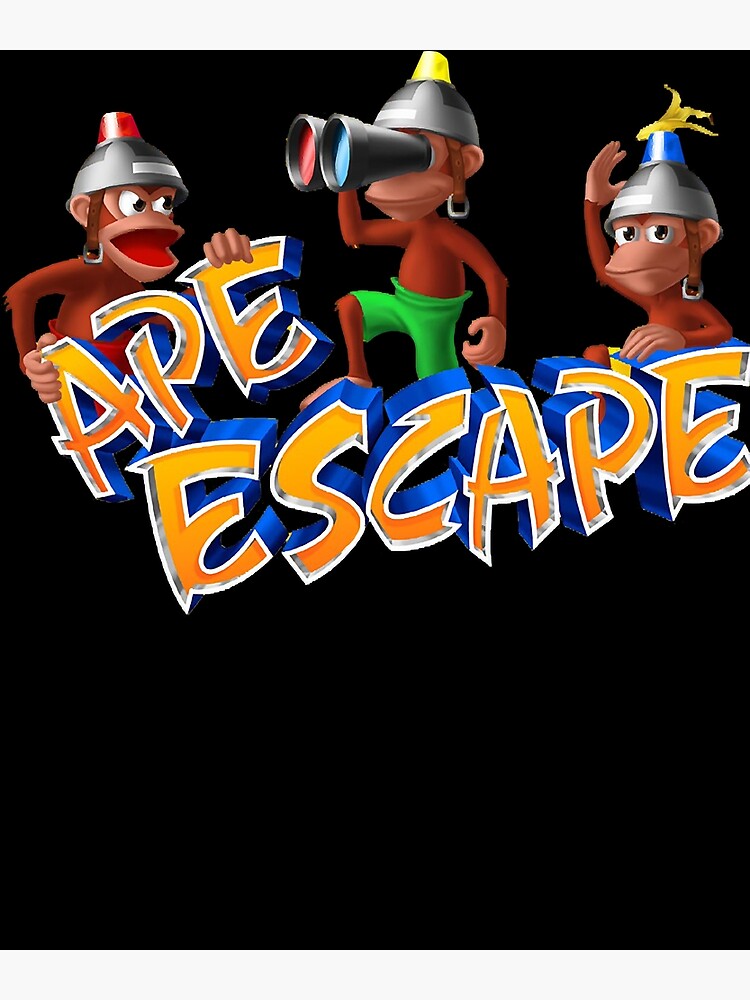 "Ape Escape PS1 Playstation Logo " Poster for Sale by JOHNCHAVEZ7 ...