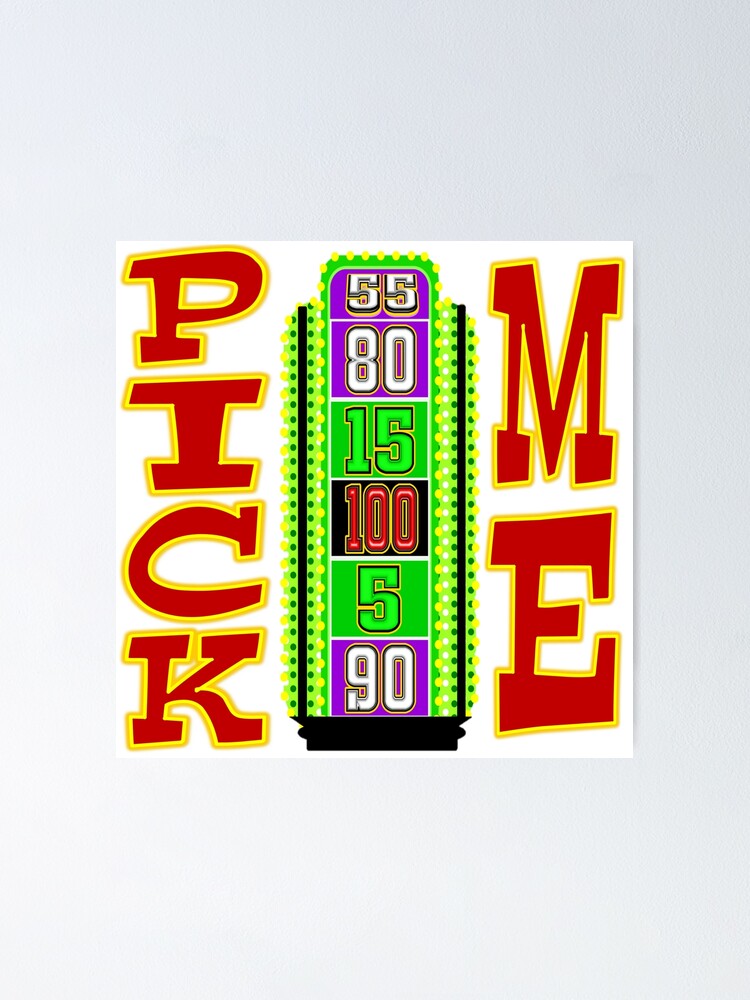 "TV Game Show - TPIR (The Price Is...)Pick Me - Big Wheel" Poster for ...