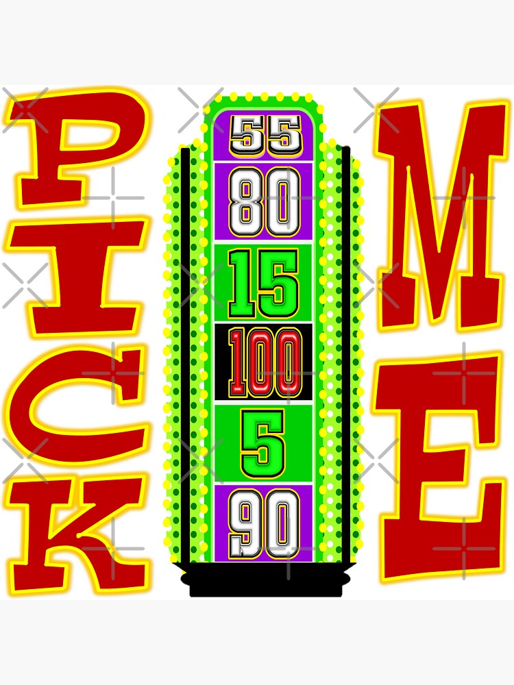"TV Game Show - TPIR (The Price Is...)Pick Me - Big Wheel" Magnet for ...