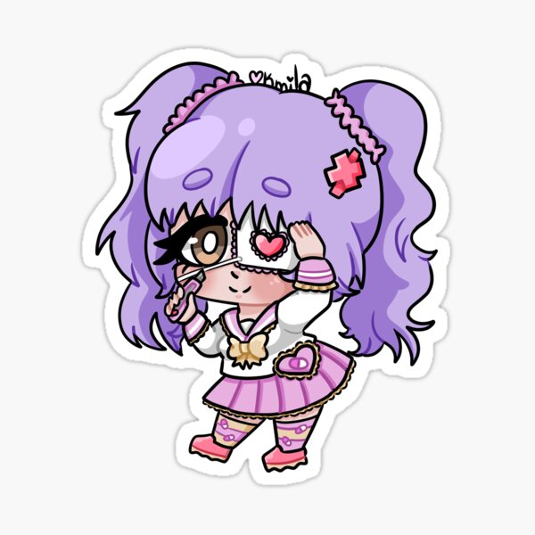 Menhera Magical Girl Sticker For Sale By Kmilacreacion Redbubble