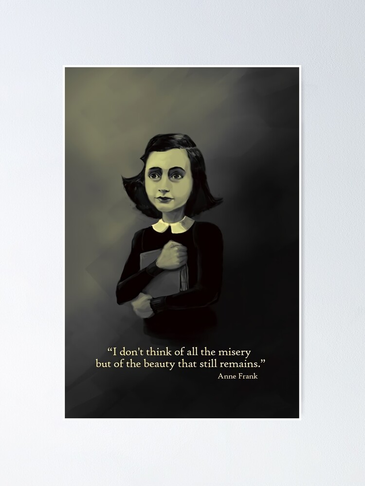 "Anne Frank" Poster for Sale by PoliticsPrint | Redbubble